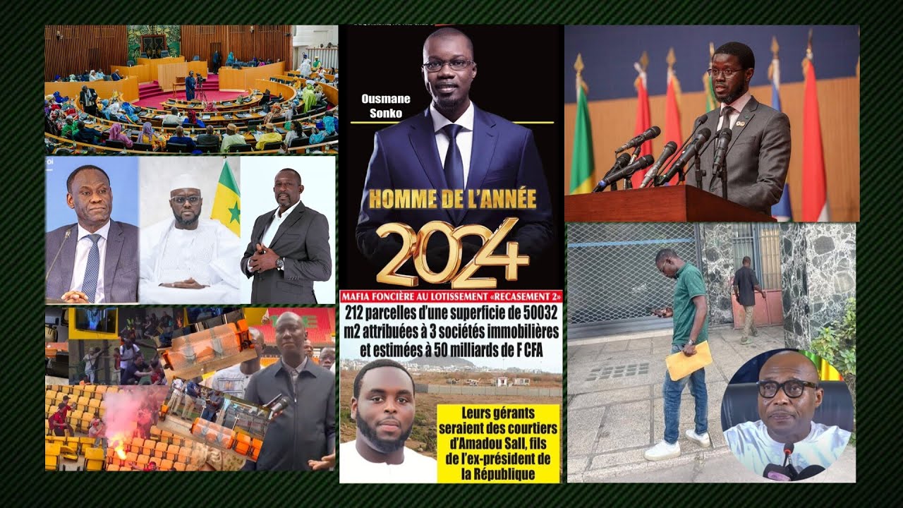 SONKO HOMME DE L'ANNÉE...BAYNA TRAQUE BARTH...UA DIOMAYE SÉDUIT...ALY ...