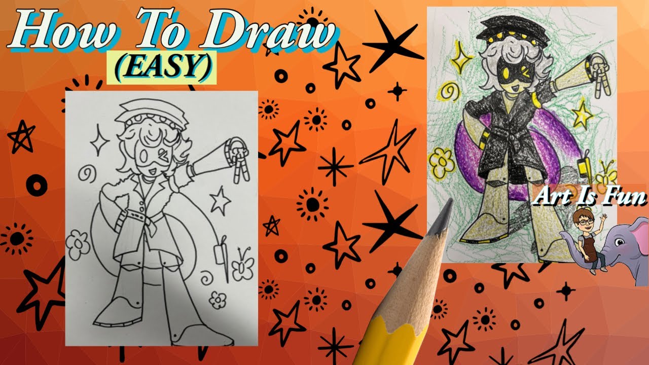 N from Murder Drones | Drawing for Beginners | Fun Drawing Tutorials ...