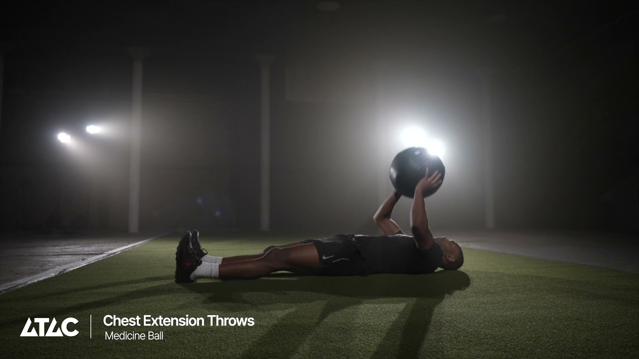 Med Ball Chest Extension Throws (Medicine Ball) - YouTube