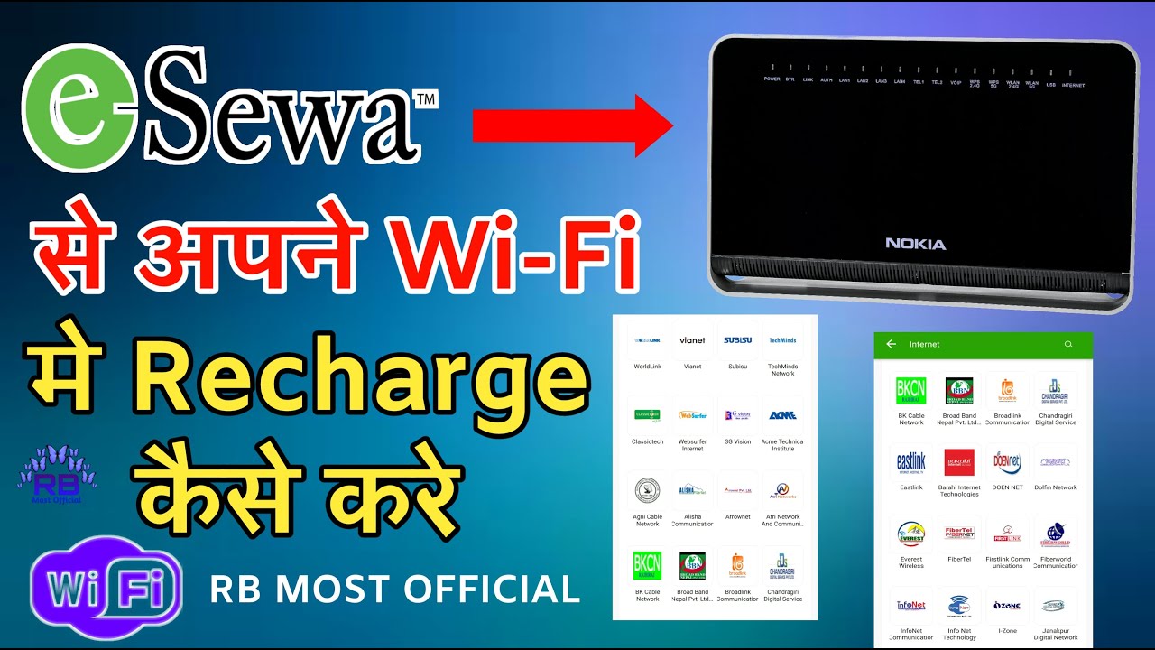 How To Recharge Your WI-FI From e-Sewa in Hindi - YouTube