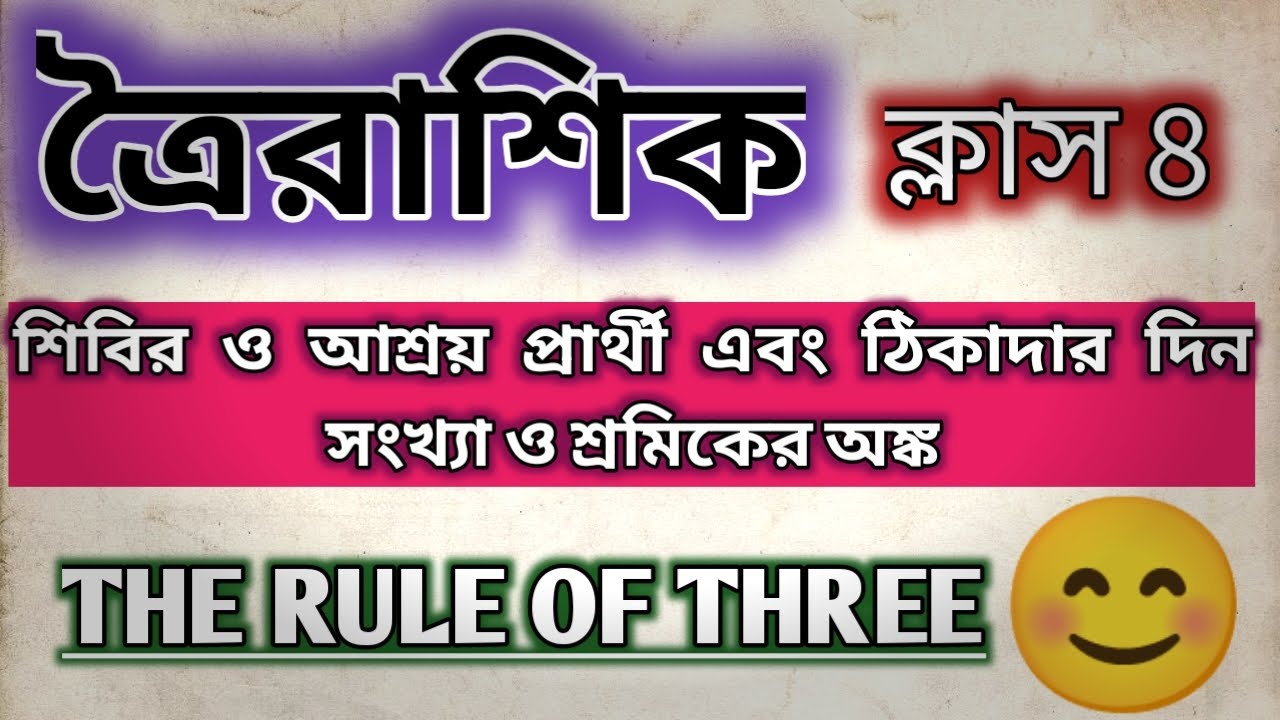 Troirasik Oikik Niom | Sibir Khaddo Sromik Dinsongkha | The Rule Of ...