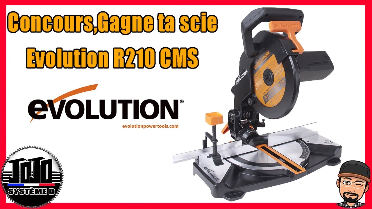 Concours / Gagne ta scie Evolution R210 CMS / Terminé - YouTube
