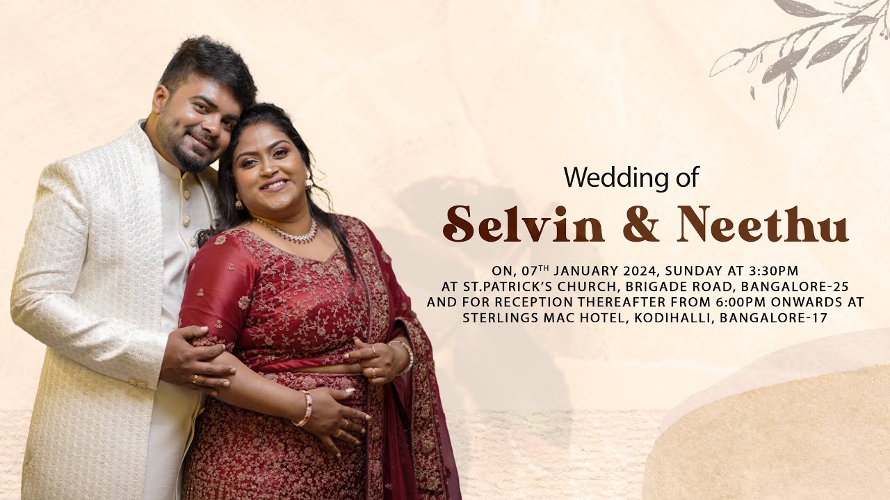 Wedding Ceremony || SELVIN K PHILIP and NEETHU GEORGE || 07th JANUARY ...