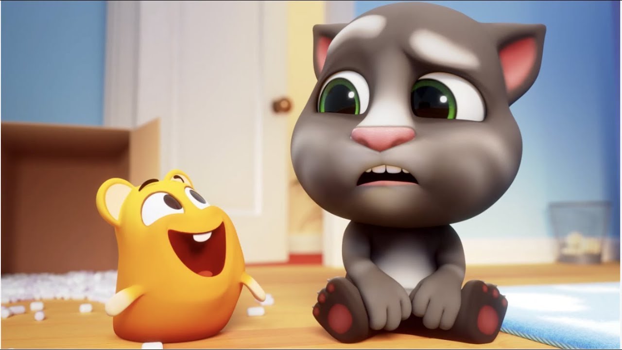 Talking Tom 🔴 🐾 Let's Play Fetch 🐱 Cartoon for kids Kedoo Toons TV ...