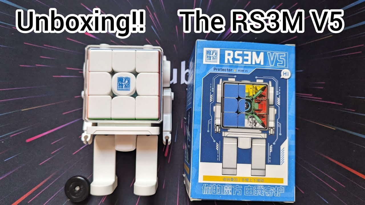Moyu RS3M V5 Ball-Core UV Unboxing! Cubicity 213 - YouTube