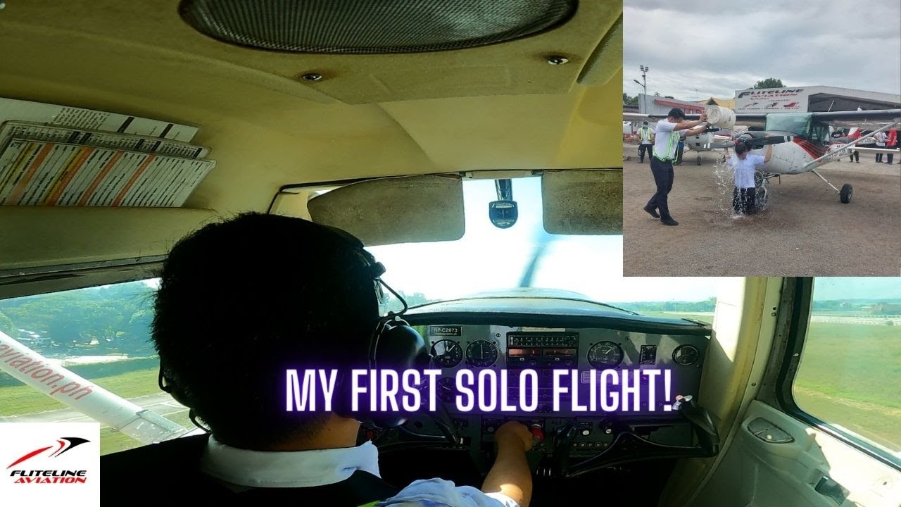 My First Solo Flight! - YouTube