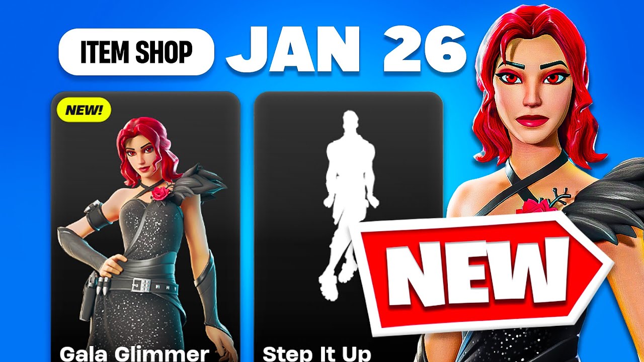 GALA GLIMMER *NEW* Fortnite Item Shop (Jan 26 2025) - YouTube