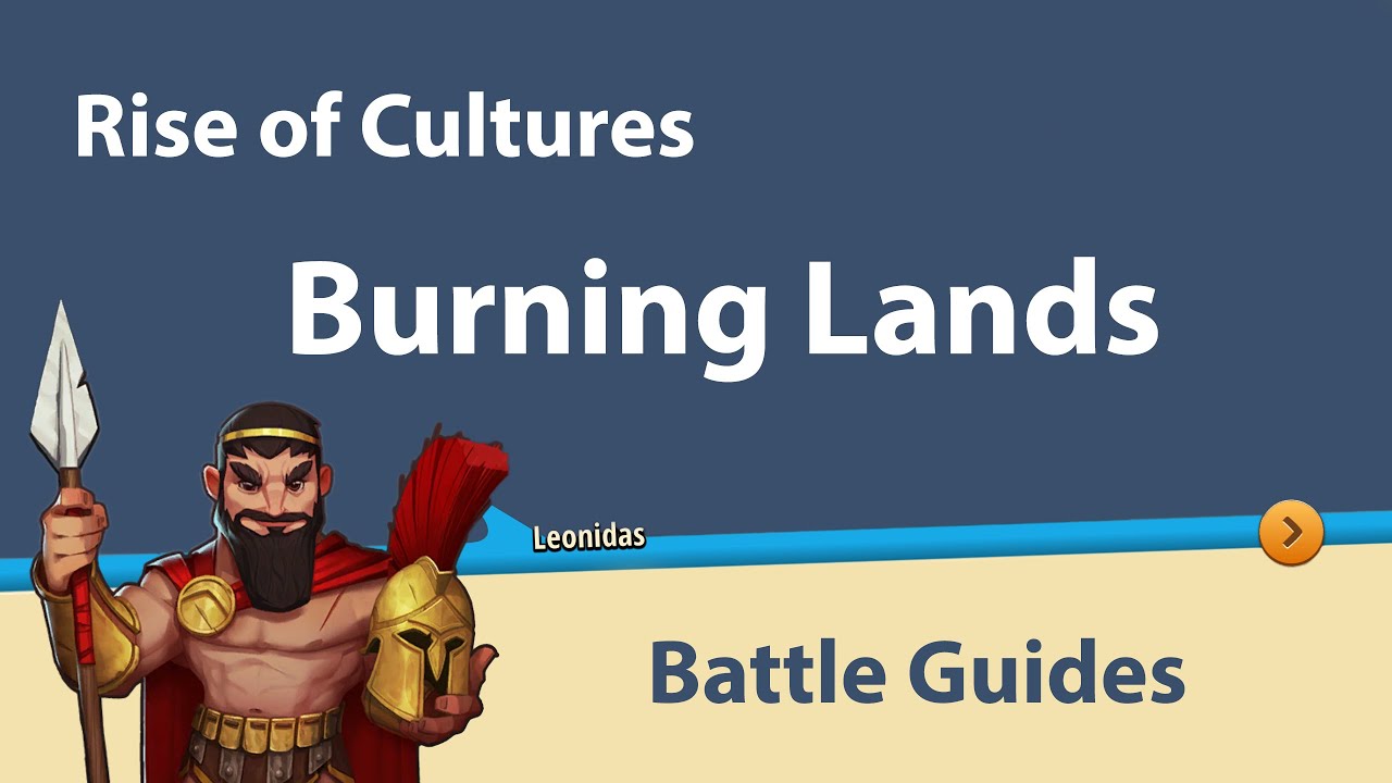 Rise of Cultures Burning Lands Battle Guide Classic Greece - YouTube