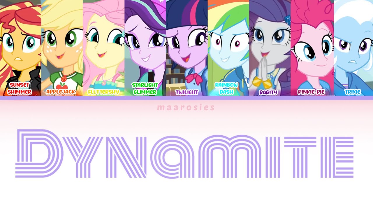 How would mlp sing Dynamite by BTS (cover by Raon Lee) - YouTube