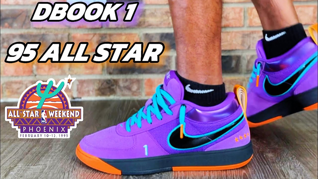 Nike BOOK 1 “ 95 All Star Game “ review & ON FOOT !! - YouTube