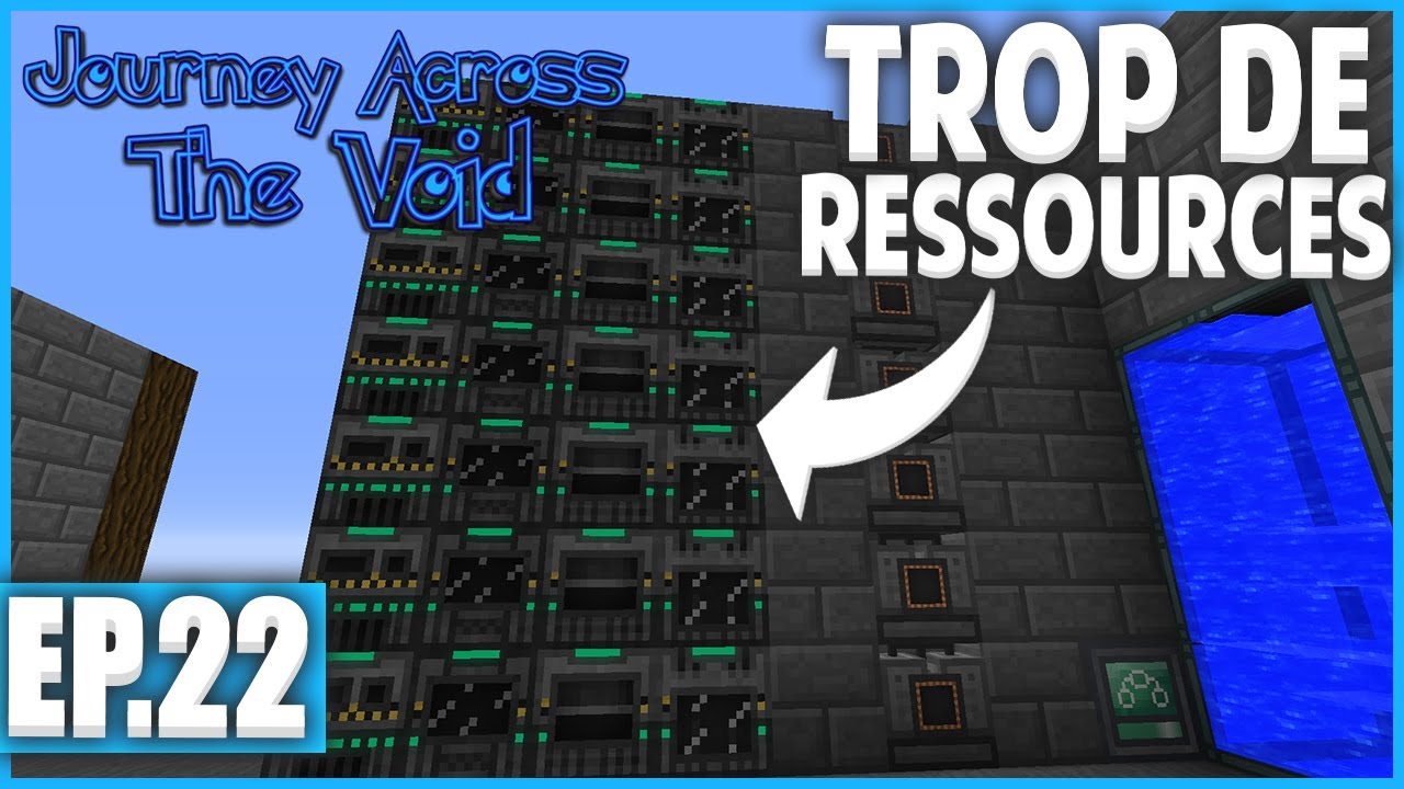 TRAITEMENT DE NOS RESSOURCES ! | Minecraft Moddé - Journey Across The Void | Ep# 22 - YouTube