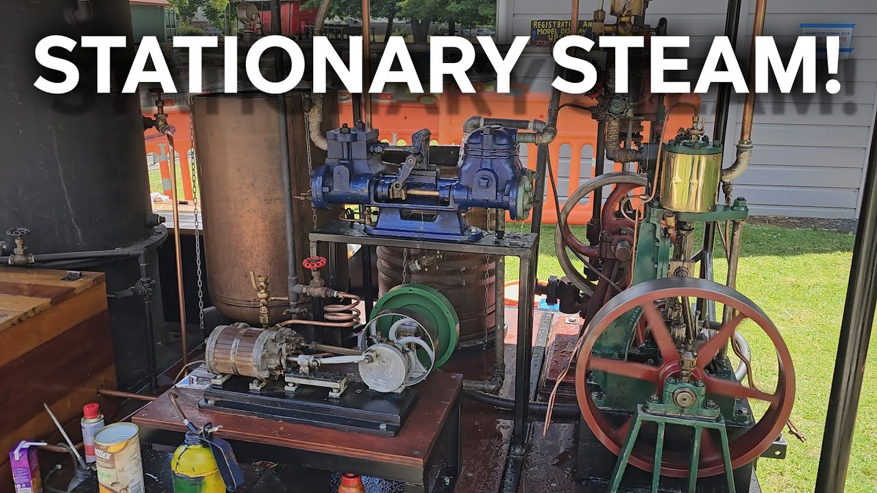 Stationary Steam Plant at the Steam 'N Steel Convention 2025 - YouTube