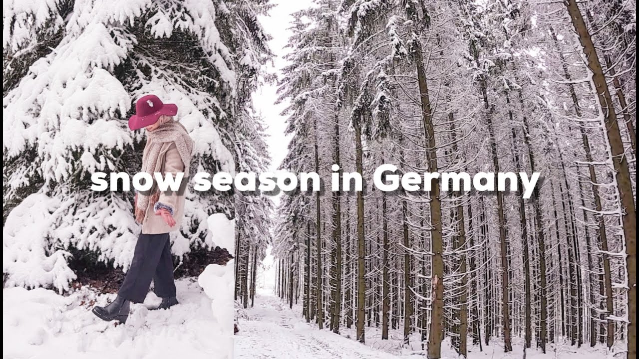 snow season in Germany 2021 - YouTube