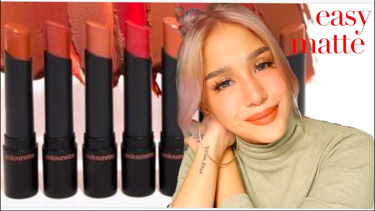 NEW EASY MATTE EVERYDAY SET by COLOURETTE | Swatch & First Impressions ...