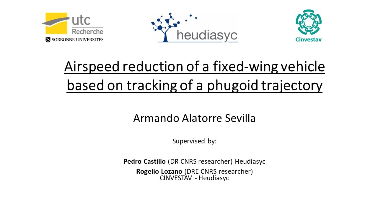 Airspeed reduction of a fixed-wing vehicle based on tracking of a phugoid trajectory - YouTube