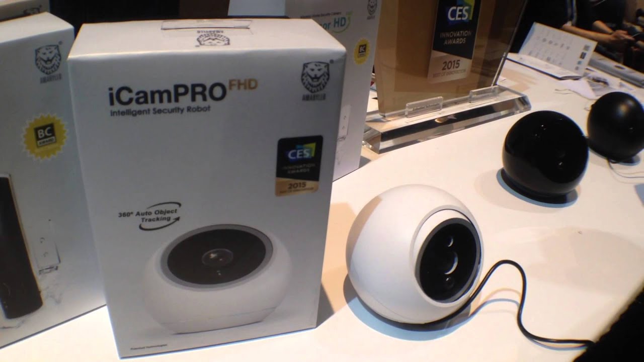 CES 2015 Unveiled AMARYLLO iCam Pro FHD - YouTube