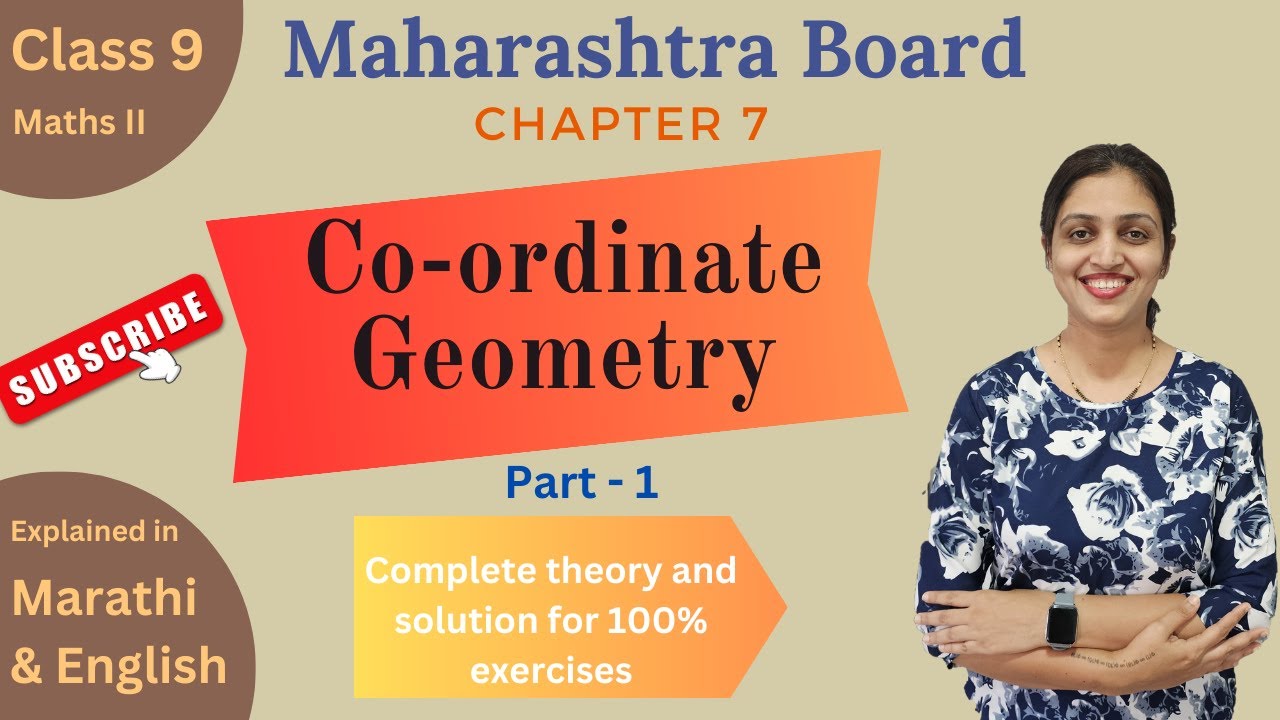Maharashtra Board | Class 9 | Semi English | Marathi | Maths 2 | Co-ordinate Geometry (Part 1 ...