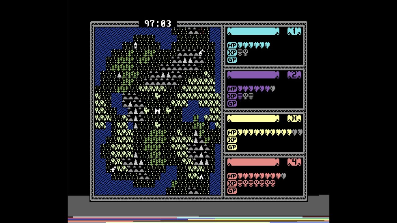 Commodore 64 RPG WIP - YouTube