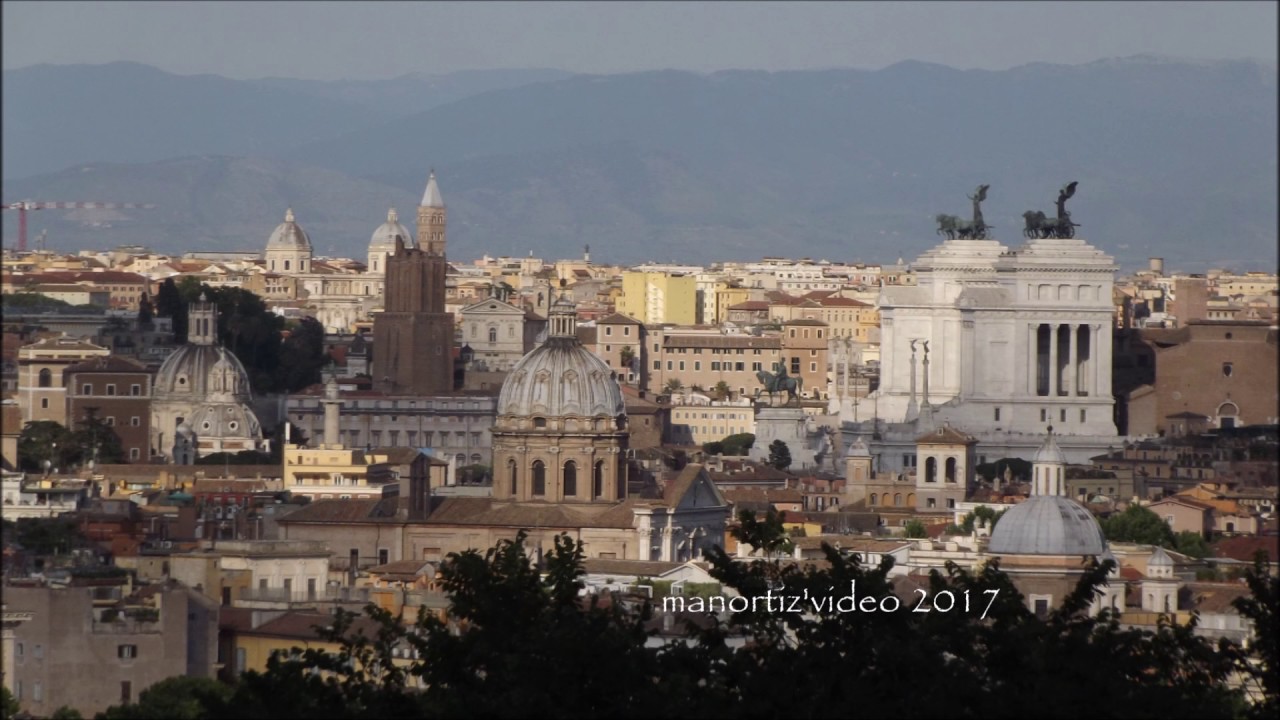 Roma dal Gianicolo - Rome View from the Janiculum Hill (manortiz) - YouTube