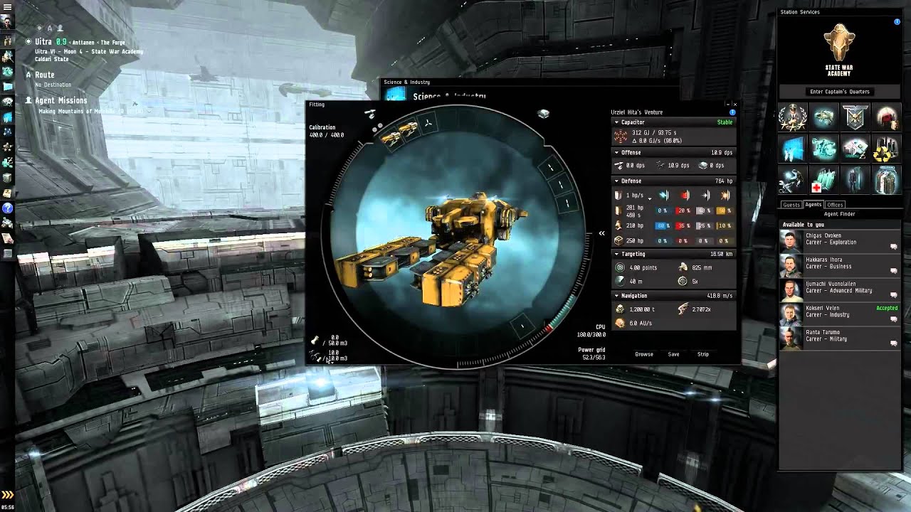 Eve Online Tutorial: Industry Carrer Agent Missions 7-10 - YouTube