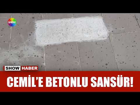 Cemil'e beton döktüler!