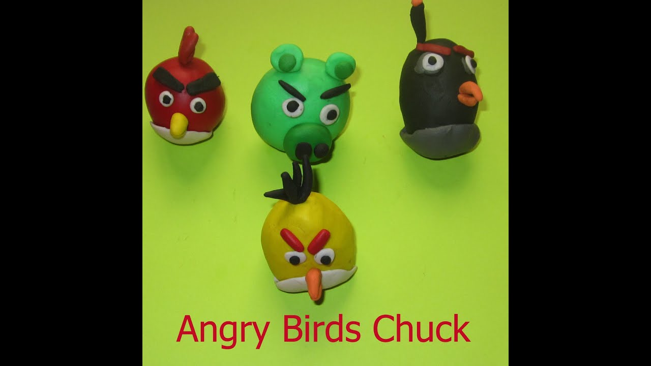 Clay Angry Birds Chuck Tutorial | Clay Art for Kids ...