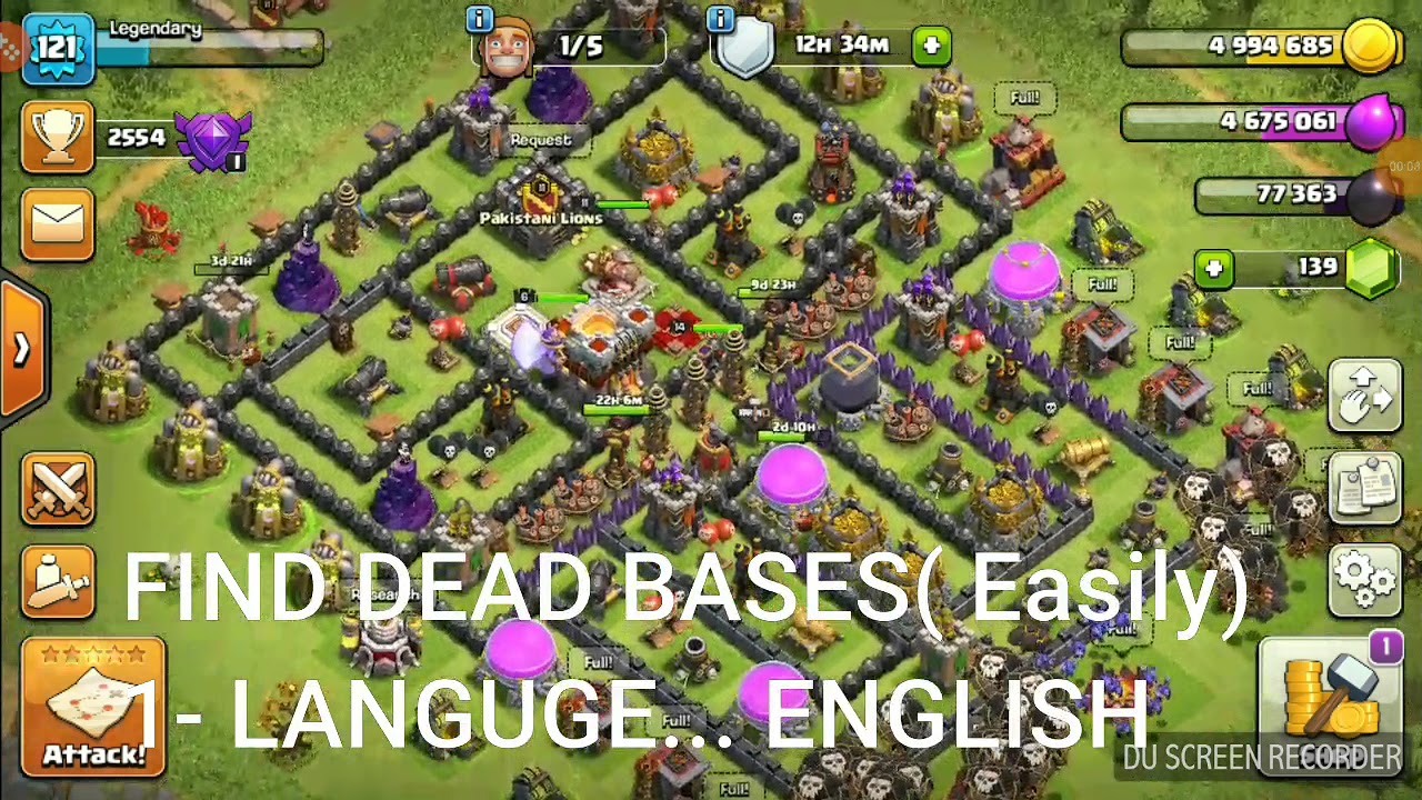 How to Find Dead bases easy trick. - YouTube