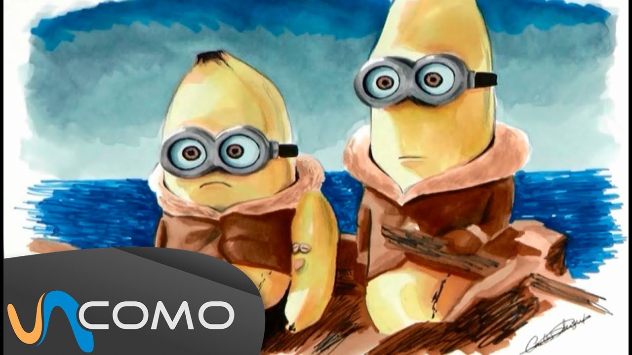 Dibujar los Minions con forma de Banana - YouTube