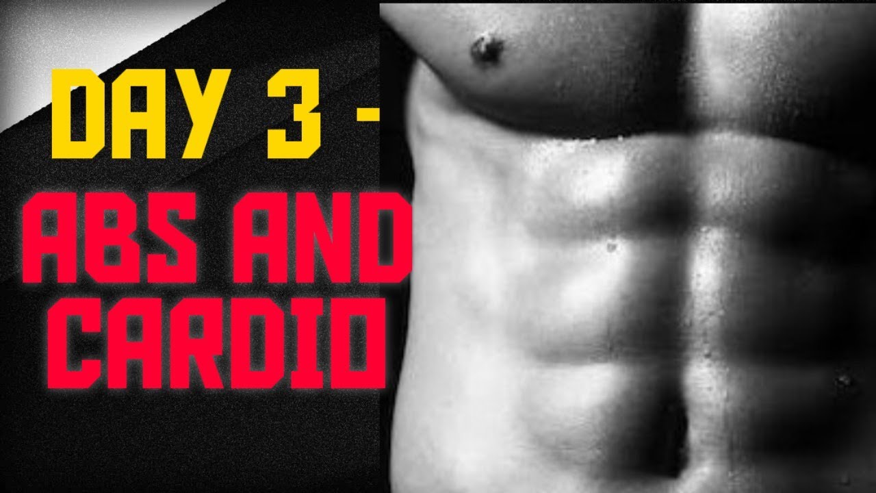 DAY 3 - ABS & CARDIO 🔥🔥 GET FIT [ Home based fitness program ] Complete ...