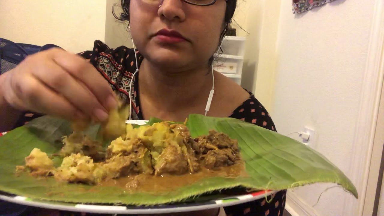 Nadan Kappa Beef Curry Kallu Shop Silent ASMR Mukbang - YouTube