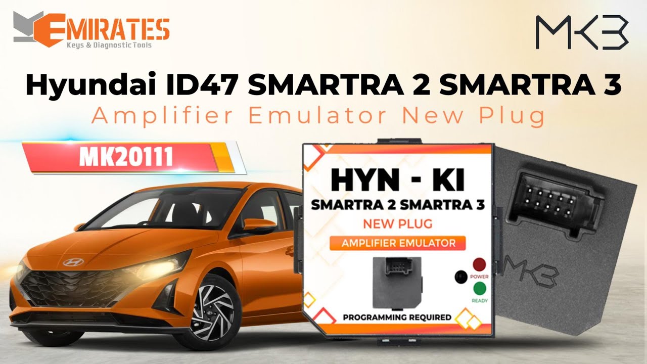 Hyundai ID47 SMARTRA 2 SMARTRA 3 Amplifier Emulator New Plug - YouTube
