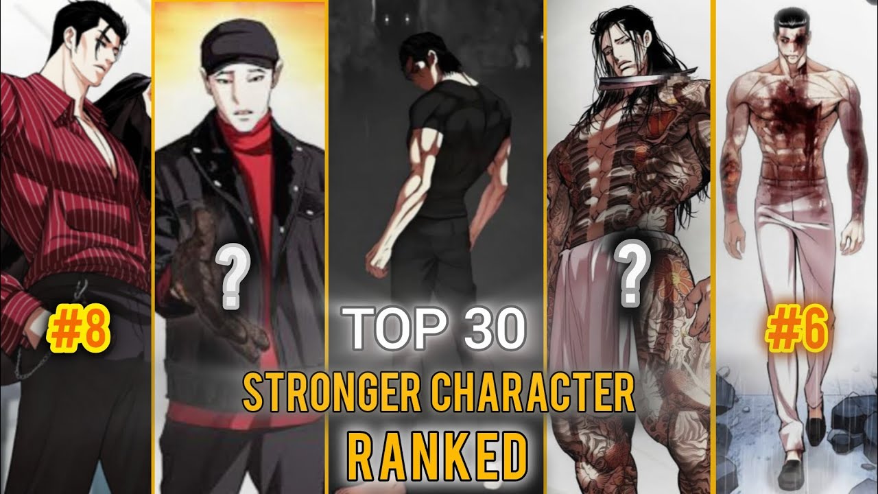 Top 30 Strongest Characters in Lookism | Ranked & Explained in 2025 ...