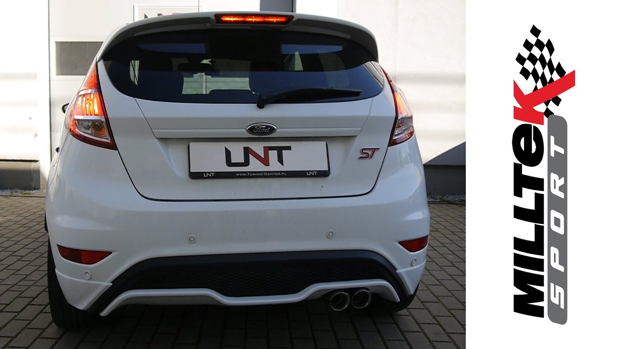 Ford Fiesta ST 1.6 MK7 EcoBoost | Wydech Milltek Sport Cat-back Non ...