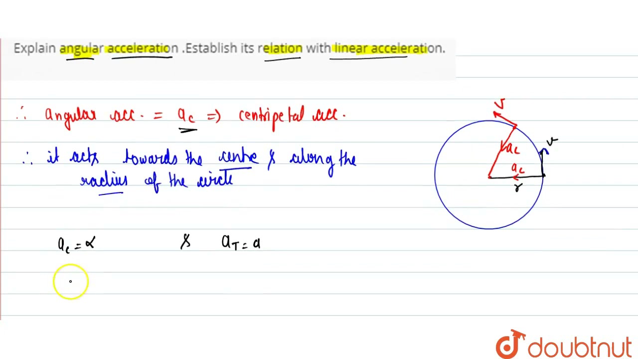 Linear Acceleration