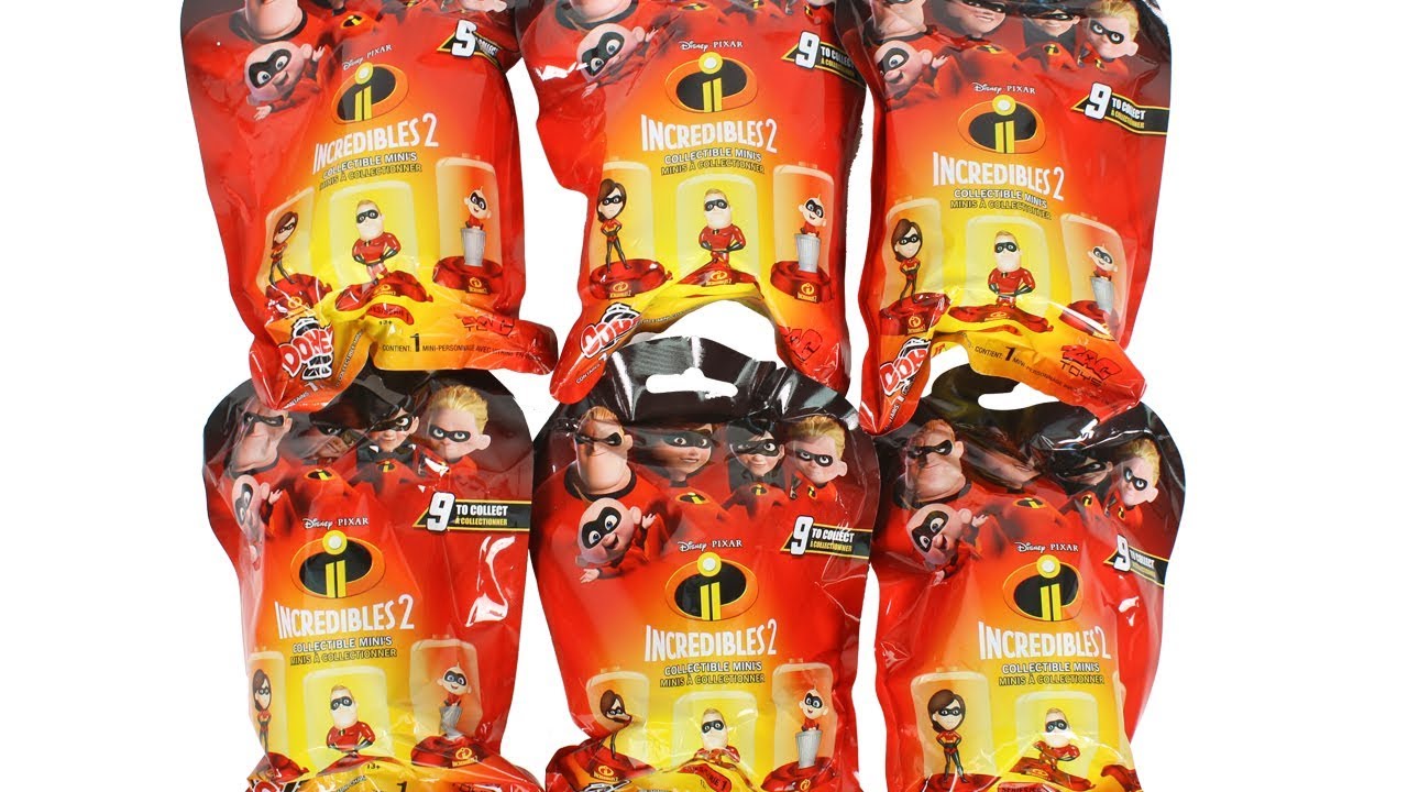 Disney Pixar Incredibles 2 Domez Blind Bag Unboxing Toy Review - YouTube