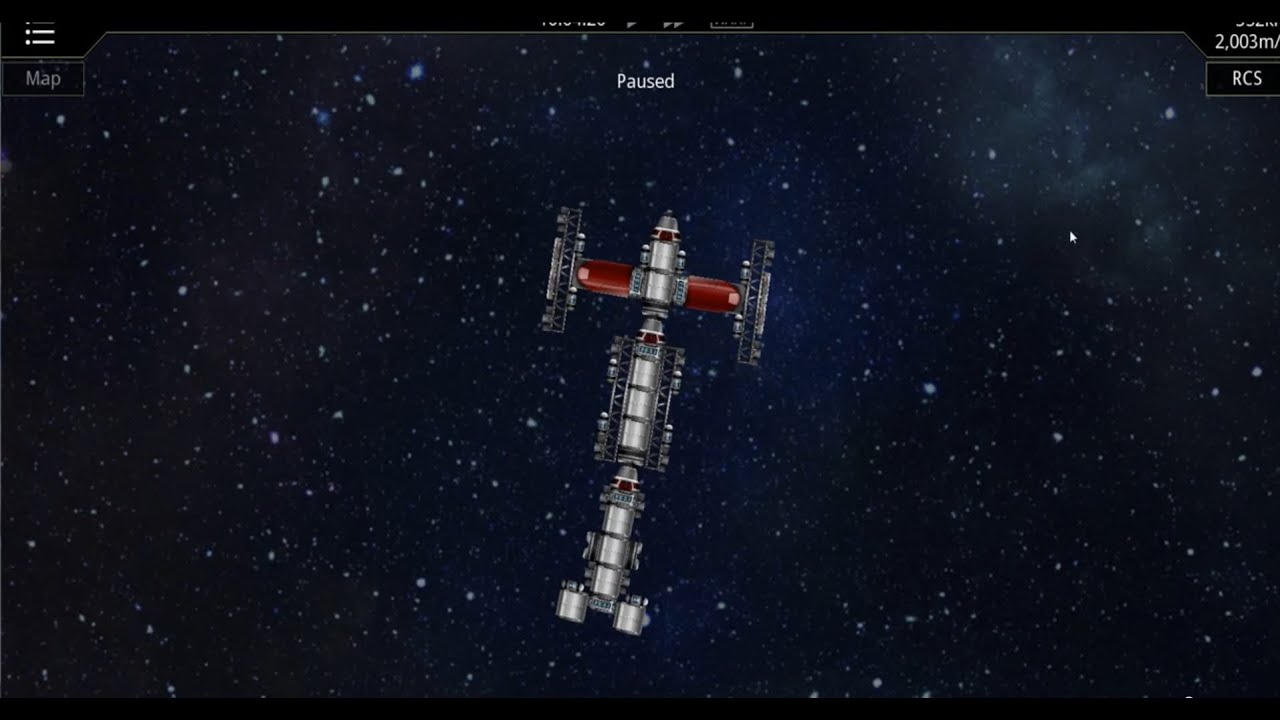 Simple Rockets Space Station TimeLapse Part 1 - YouTube