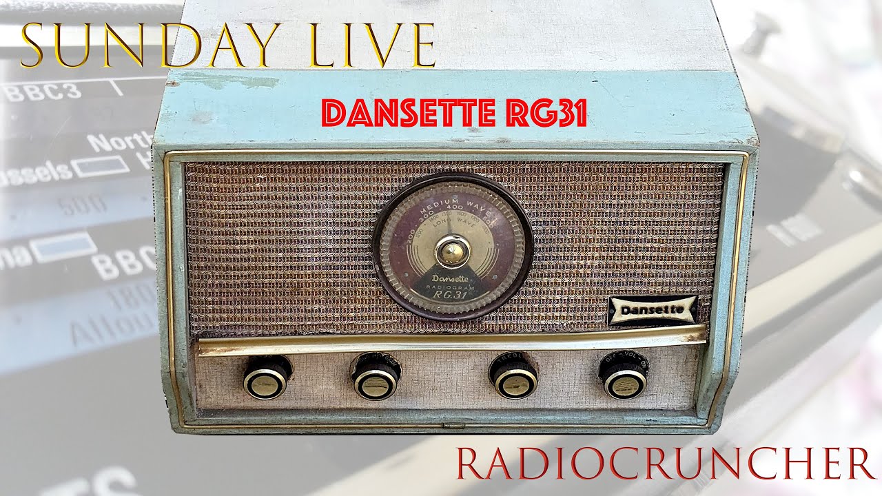 Sunday LIVE: Dansette RG31 radiogram repair - YouTube