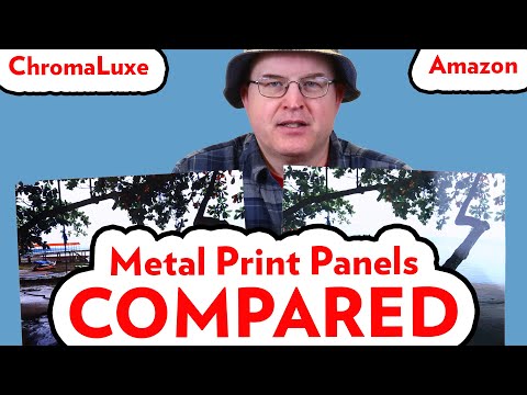 ChromaLuxe vs. Amazon  |  Metal Photo Printing comparison | Dye Sublimation