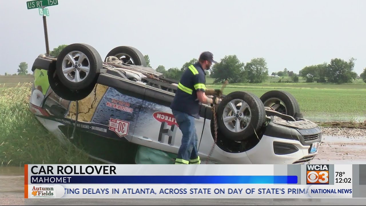 Car Rollover Crash - YouTube