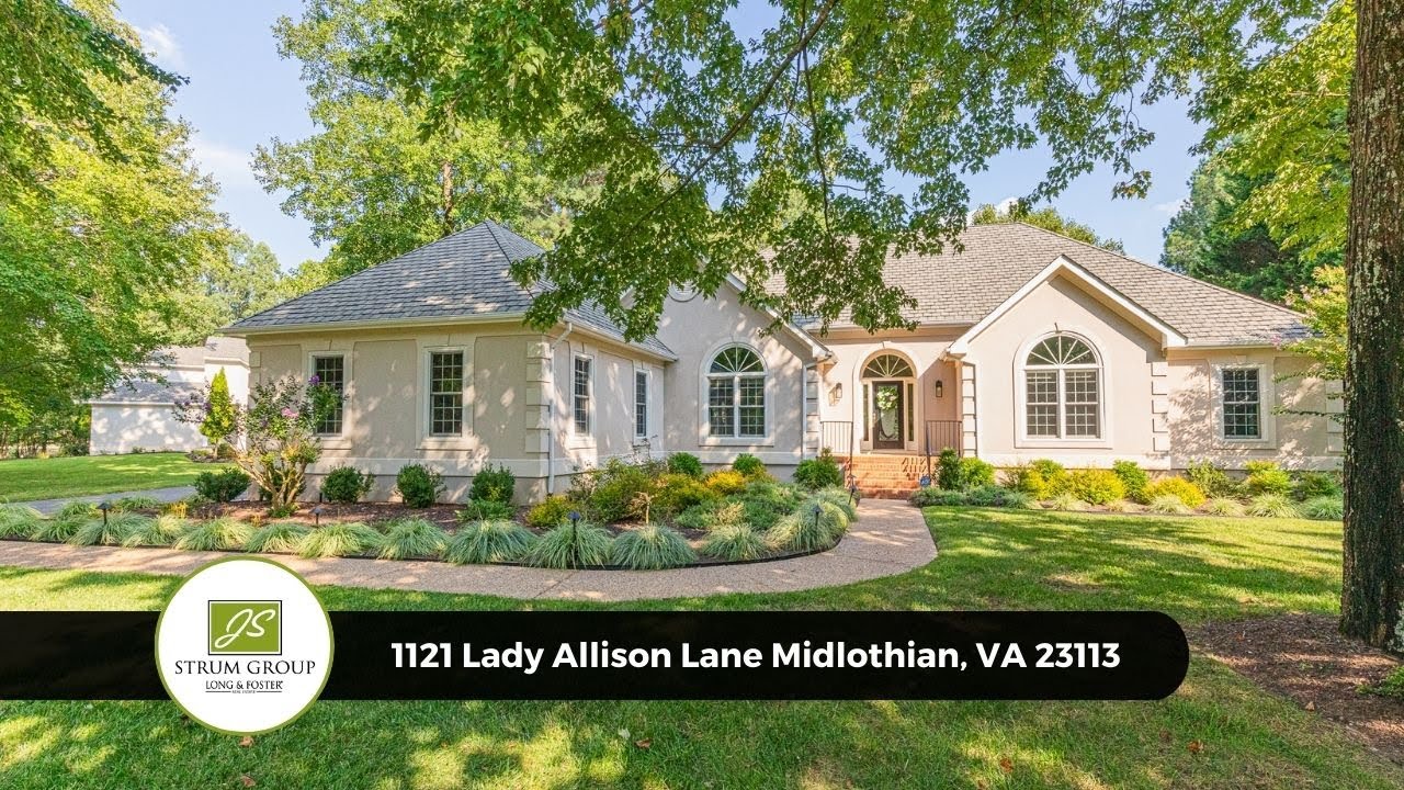 Home Tour: 1121 Lady Allison Lane Midlothian, VA 23113 - YouTube