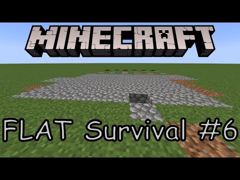 Minecraft Flat Survival 6: Fixing mistakes - YouTube