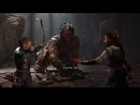 Atreus Angrboda vs Gryla Legend fight | God of war Ragnarok | PS5 - YouTube
