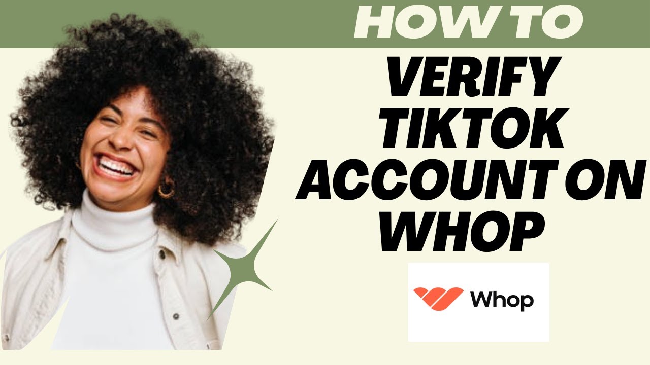 How to verify tiktok account on Whop (2025) I DOUBLE Z - YouTube