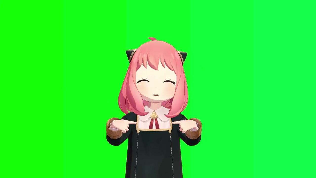 Anya Forger Spy x Family | Gwiyomi | Green Screen - YouTube