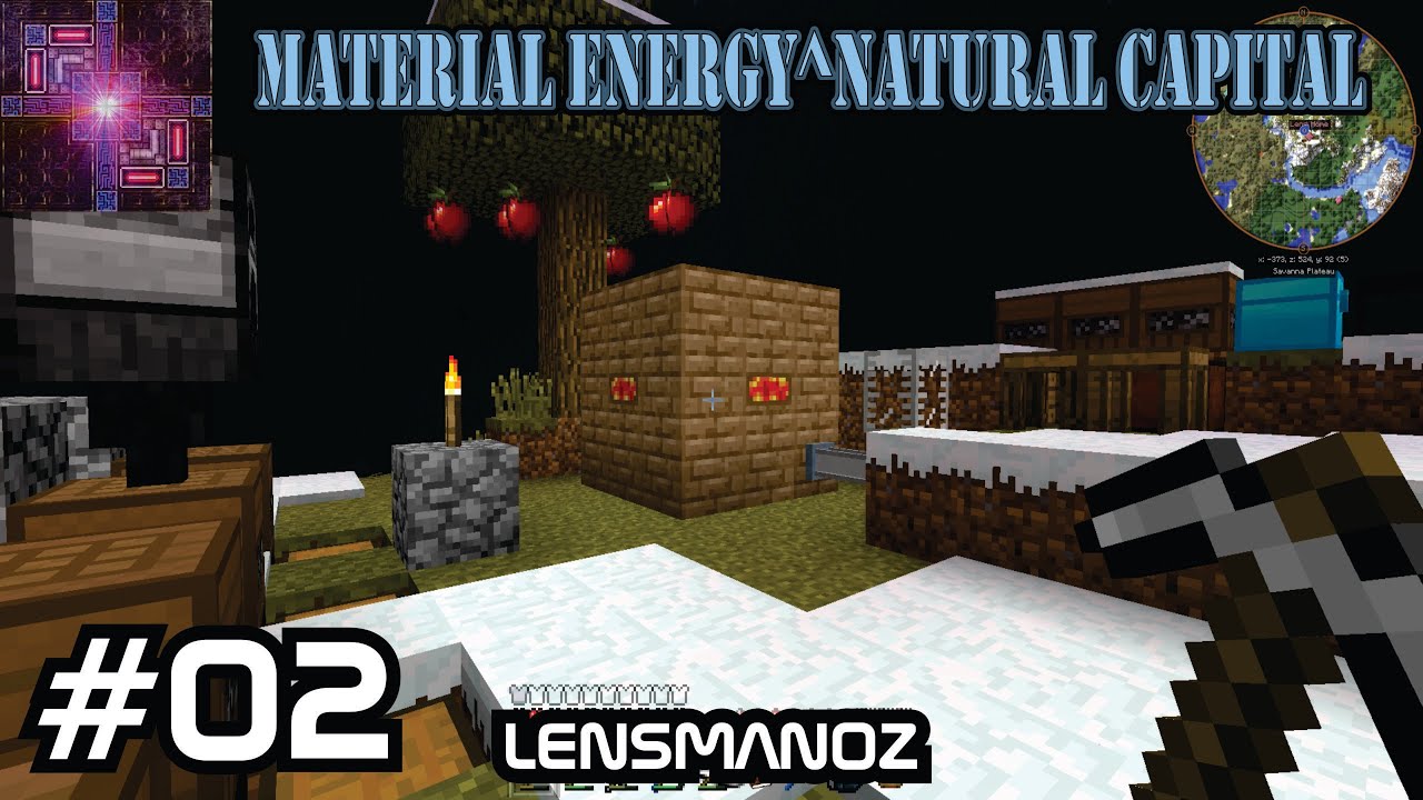 Minecraft - Material Energy^Natural Capital - Ep 2 - More Quests - YouTube