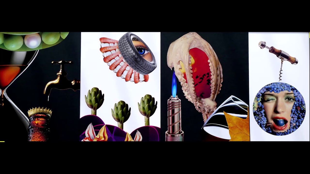 Collages creados con recortes de papel,de inspiracion surrealista ...