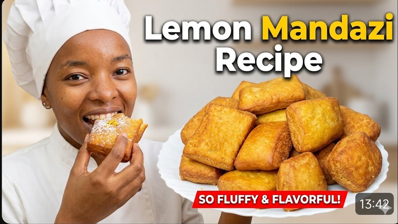 How to make lemon mandazis || How to make mandazi with lemon recipe ...
