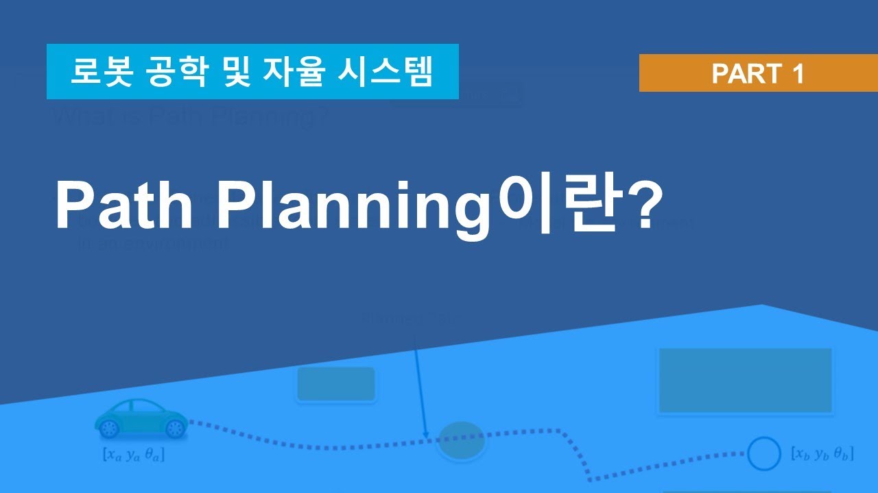 Part 1: Path Planning이란? | 이동 로봇의 Path Planning - YouTube