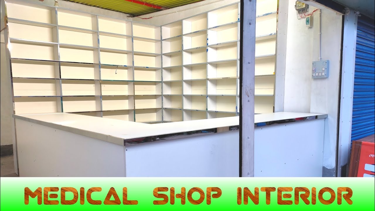 10×15 Low Budget Medical Shop Interior Design || Small Budget Big ...