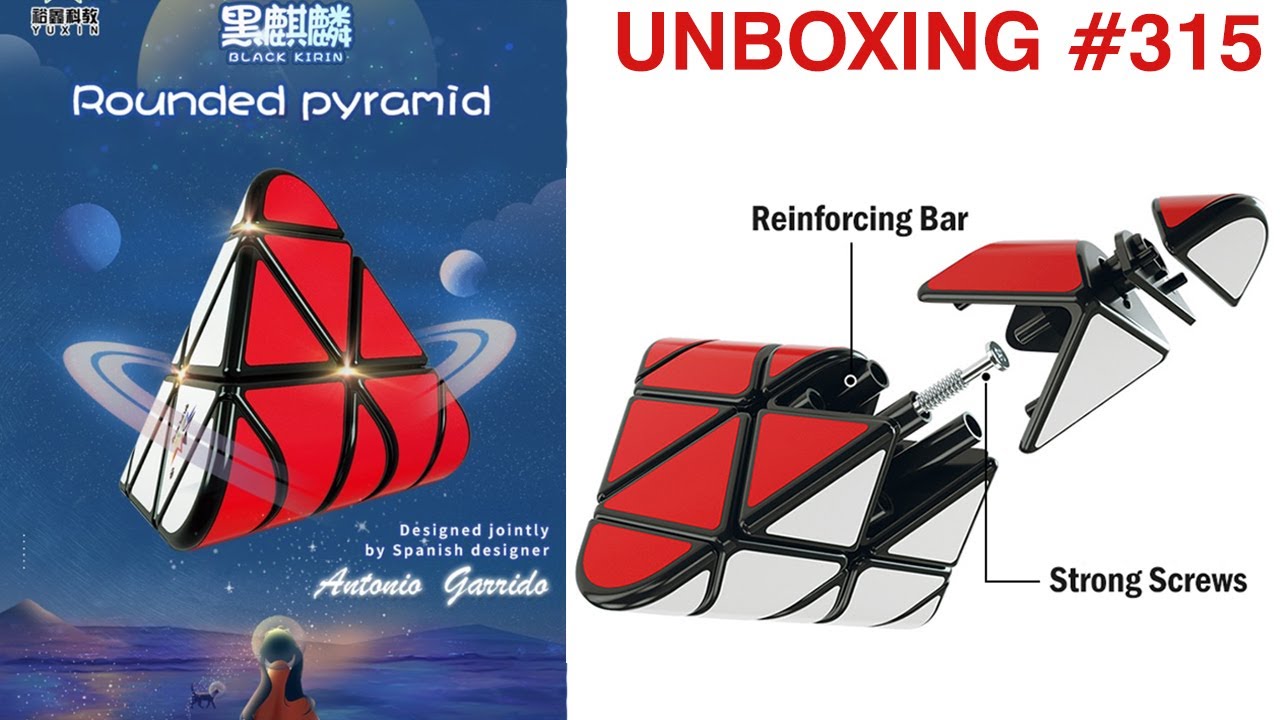 Unboxing №315 YuXin Rounded Pyramid | Penrose Pyraminx - YouTube